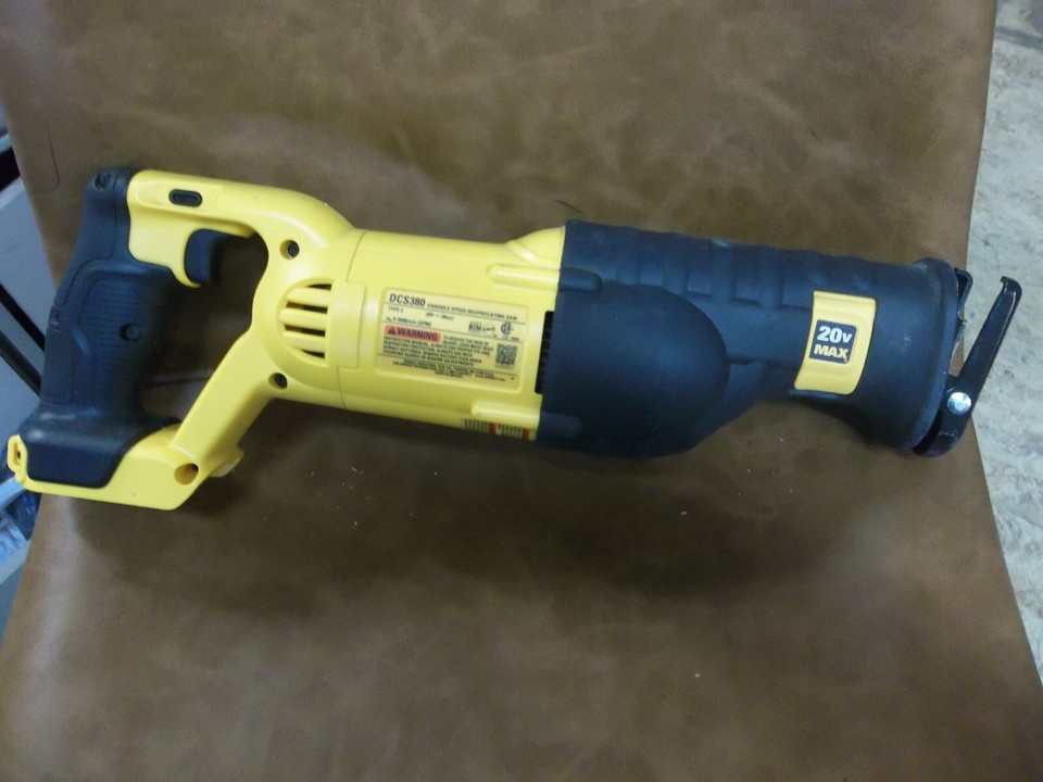 Dewalt dcs380 20v Max Cordless Reciprocating Saw - TOOL ONLY -- TESTED ...