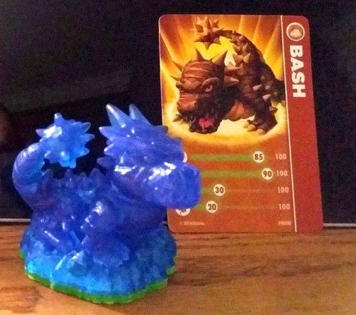 * Blue Bash Card Skylanders Spyros Adventure Imaginators WiiU PS4 Xbox ...