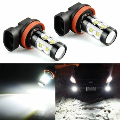 For Infiniti M37 M56 QX56 EX35 FX35 LED Fog Driving Light H11 6000K ...