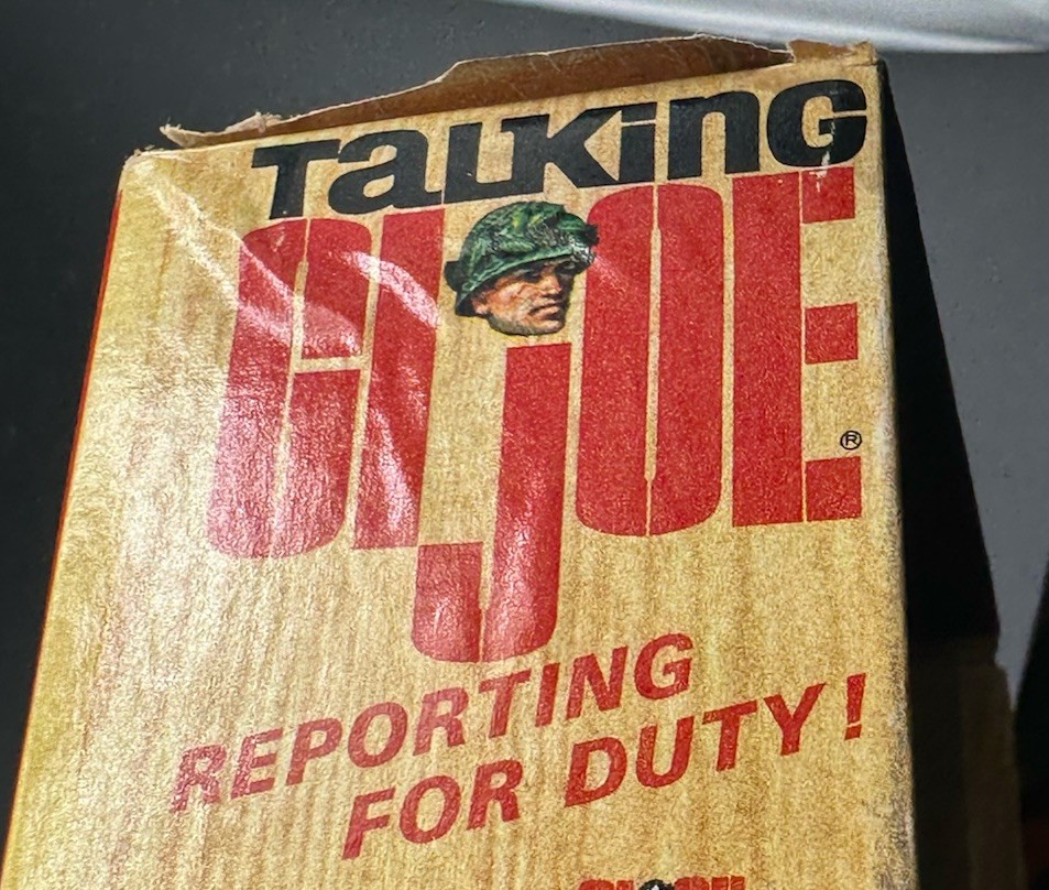 VINTAGE 1967 7590 TALKING GI JOE ACTION SOLDIER BOX WITH INSERTS SEE ...