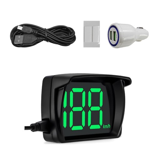 KVAEY Car HUD Headup Display, MPH Warning Car GPS Overspeed Alarm ...