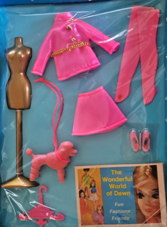 6.5” Vtg. Topper Dawn Fashion Doll Clothes #0726 Strawberry Sundae ...