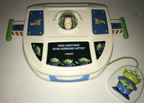 Disney Pixar Vtech Toy Story 3 Laptop Toy Computer Buzz Lightyear Star ...