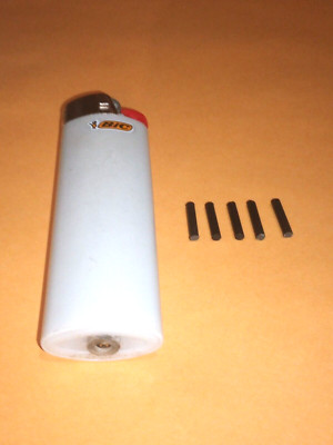 Custom Handmade Refillable Bic Lighters : Solid White with Bic logo | eBay