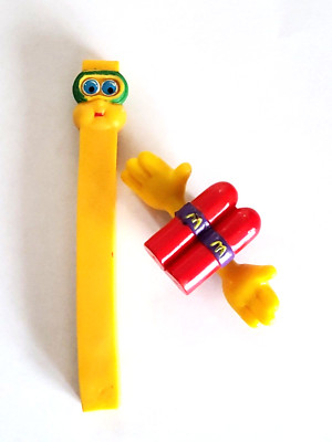1989 McDonald's Happy Meal Toy Froggy Scuba Diver Bendy French Fry | eBay