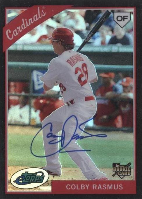 2009 eTopps - Colby Rasmus #4 Autographs /999 (AU) for sale online | eBay