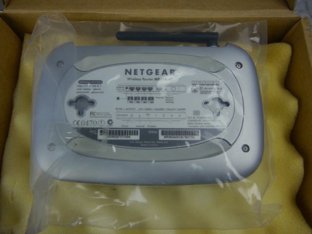 Netgear MR814 11 Mbps 4-Port 10/100 Wireless B Router (MR814V2) for ...