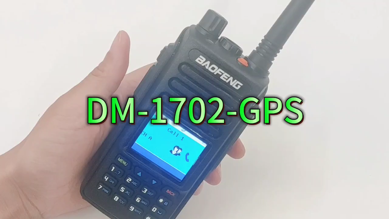 Baofeng DM-1702 with GPS DMR Digital Radio 5W Dual Band 144/430MHz Walkie Talkie | eBay