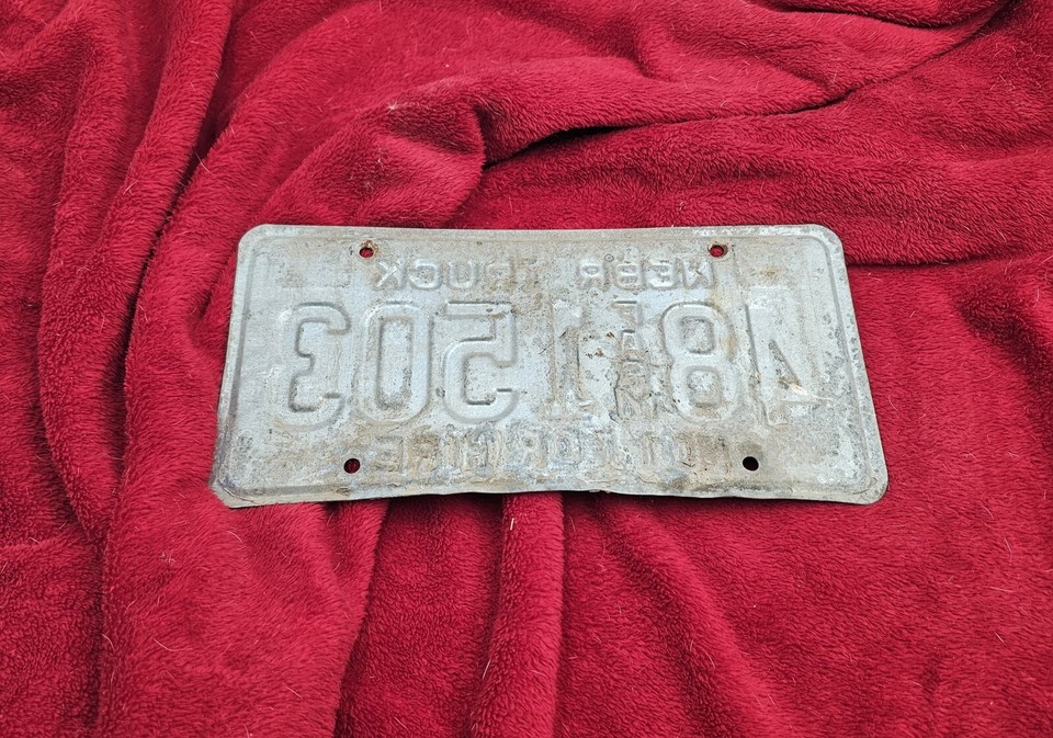 1999 Farm Nebraska License Plates - 48-1503 McCook Red Willow County ...