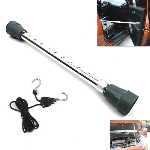 Adjustable Car Bonnet Hood Cover Door Strut Prop Rod Repair Tool Fixed ...