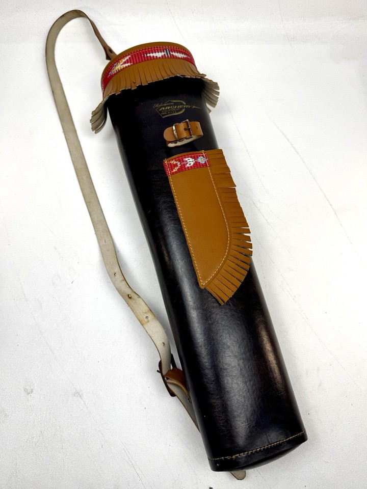 Vintage Shakespeare Parabow Archery Arrow Quiver Carrier 20" Made in ...