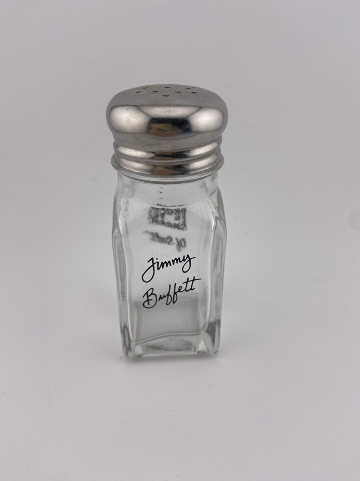 Original Jimmy Buffett Lost Shaker Of Salt Glass & Stainless Shaker ...