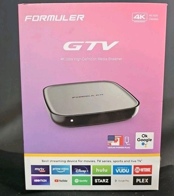 Formuler GTV 4K Ultra HD Media Streamer, Android TV, NAS Streamer, Voice Control | eBay