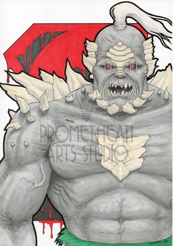 DC Comics Doomsday original art | eBay