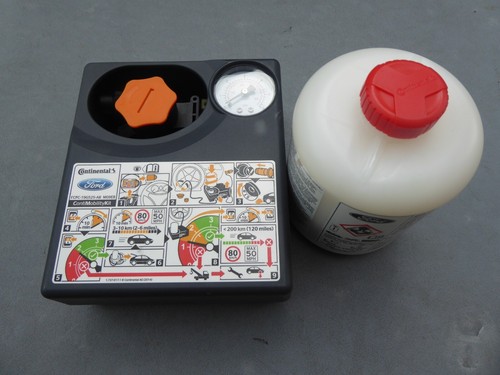 FORD GALAXY FOCUS TYRE PUNCTURE REPAIR KIT PUMP MOBILITY KIT SEALANT ...