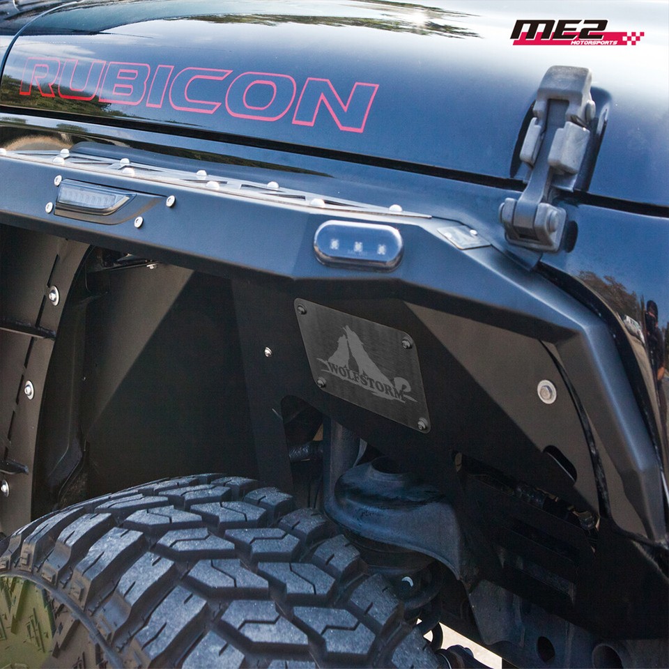 2007-2018 Front+Rear Inner Fender Liners For Jeep Wrangler JK Guard ...