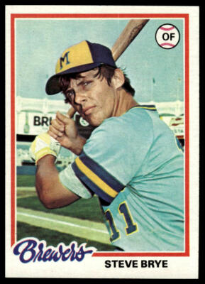 1978 Topps #673 Steve Brye Milwaukee Brewers Baseball Card | eBay