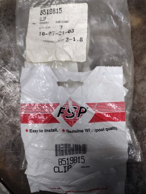 FSP 8519815 Retainer Clip Top Balance Ring for Whirlpool Washer 387867 ...