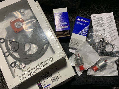 ACDelco TBI Fuel Injectors With Throttle Body Rebuild Kit Chevy/GMC 5 ...