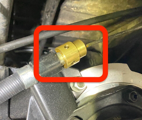 VW Bug Bus Tip of bowden clutch cable tube in copper all years Bug and ...