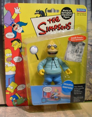 PLAYMATES THE SIMPSONS GRAMPA SIMPSON ACTION FIGURE | eBay UK