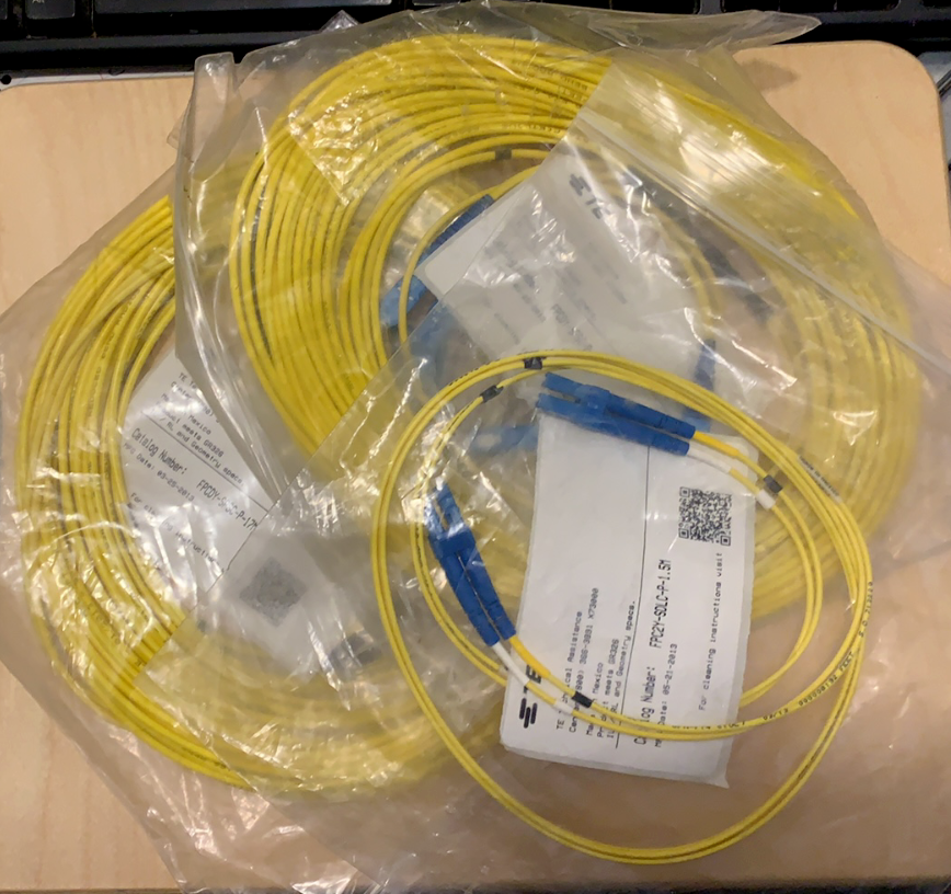 Fiber Optic Patch Cords, Simplex, SC/UPC to SC/UPC, yellow, 17M & 1.5M (3 Lot) | eBay