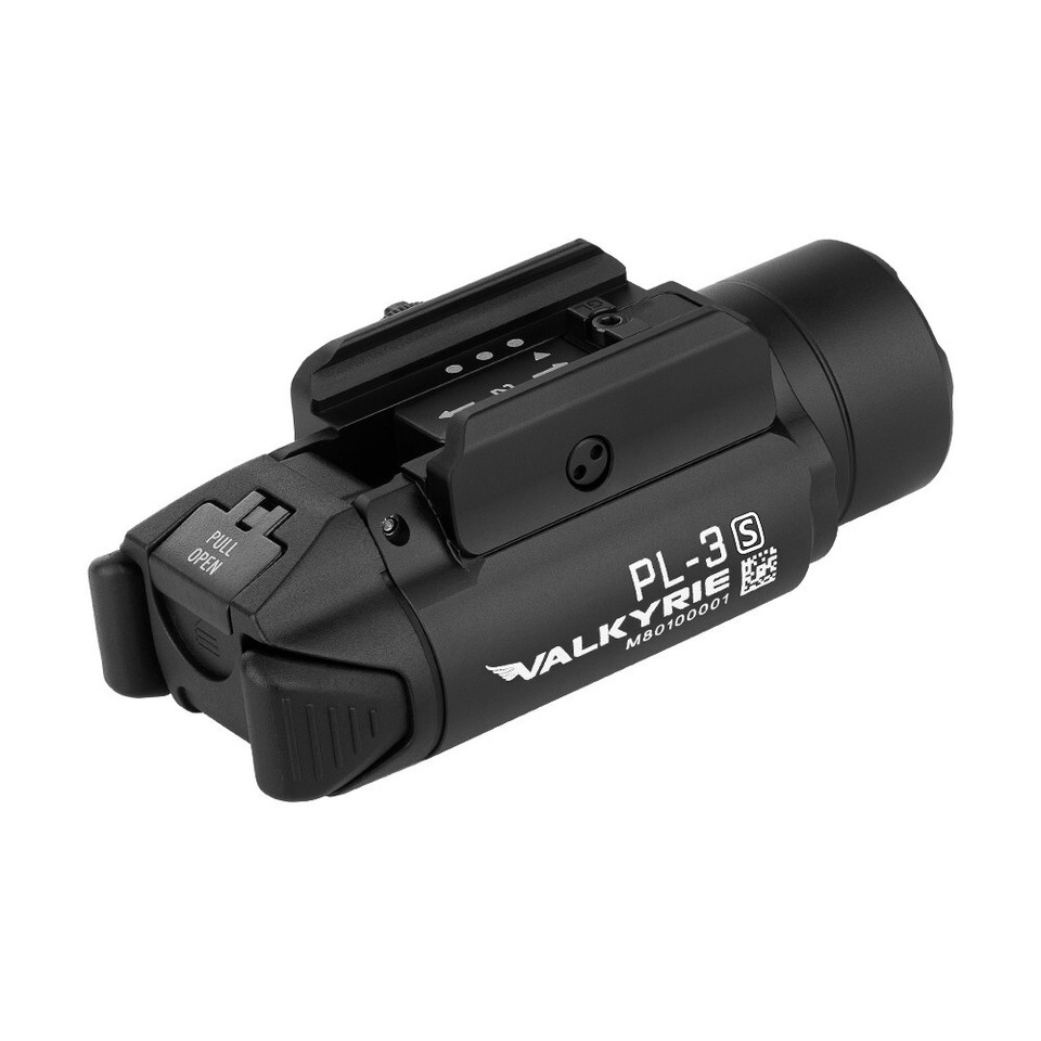 Olight PL-3S Valkyrie Compact WML Rail Mount Light, 1000 L, Adjustable ...