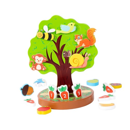 Cognitive Tree Toy DIY Educational Game for Traveling Preschool ...