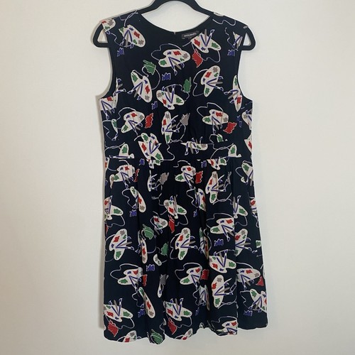 Emily And Fin Dress ModCloth Womens Fit & Flare Size XL UK 16 EU 44 ...