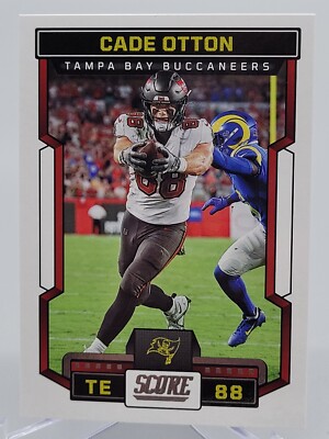 2023 PANINI SCORE CADE OTTON BASE FOOTBALL CARD TAMPA BAY BUCCANEERS ...