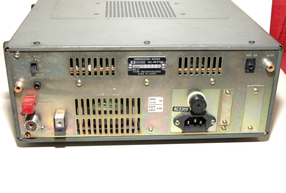 ICOM IC-R71E HF -Shortwave Receiver-AM-SSB-CW-0,1-30MHz | eBay