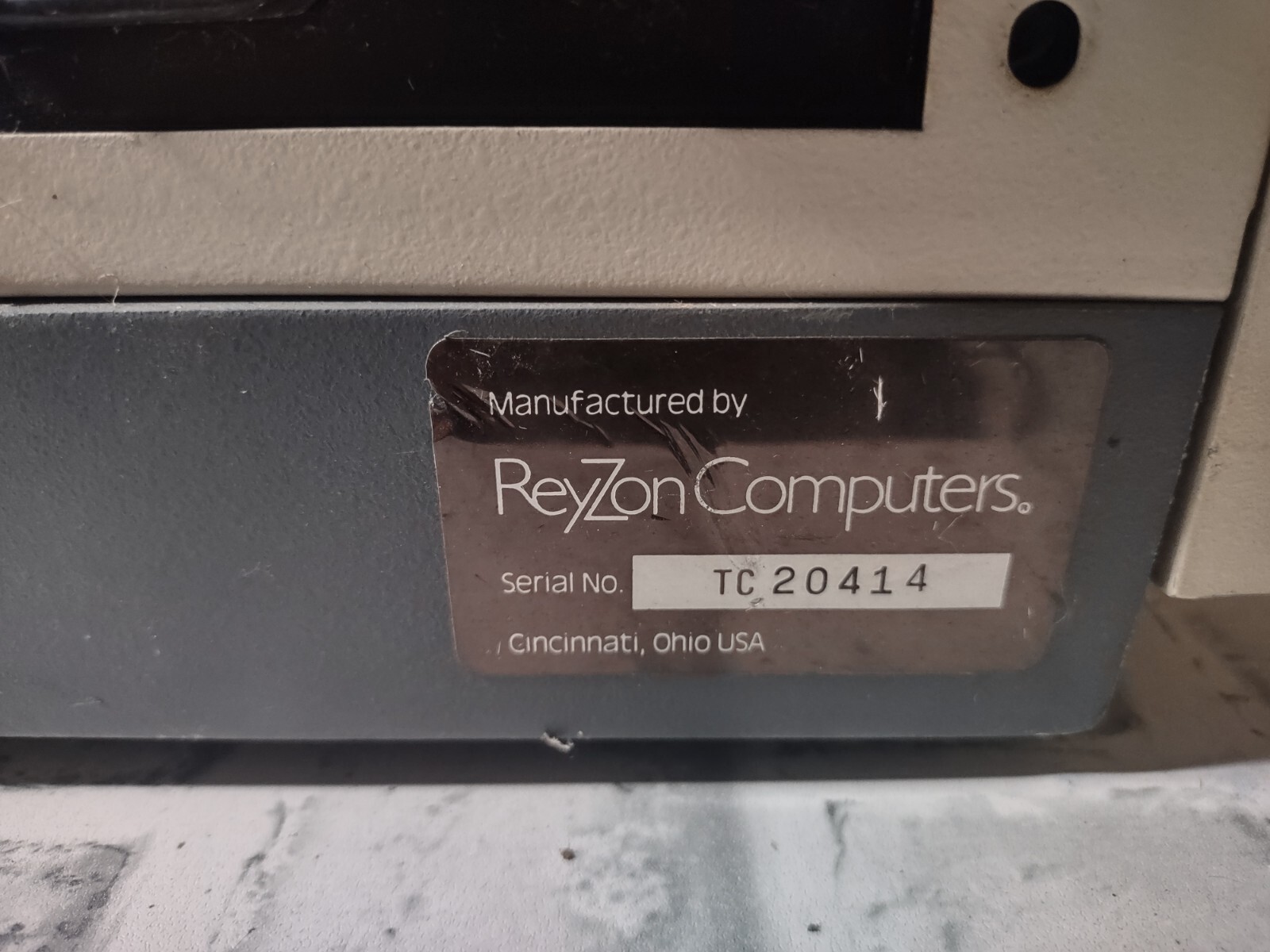 Vintage Reyzon Computer SN-20414 For Parts Or Restoration Only | eBay