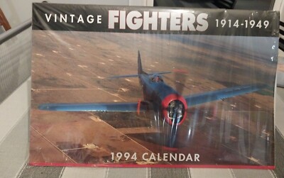 1994 Vintage Fighters Military Fighter Planes Wall Calendar Thomasson ...