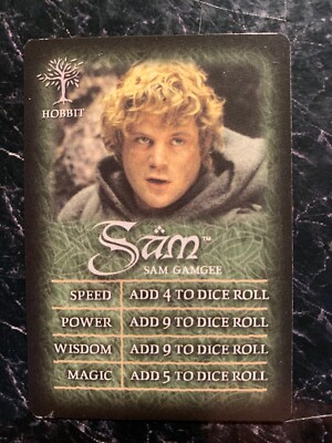 Lord Of The Rings SAM GAMGEE CHARACTER CARD THE RETURN OF THE KING ...