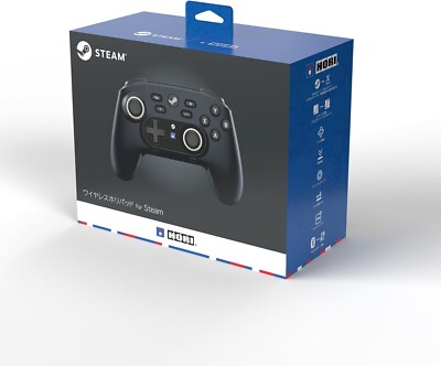 Wireless Hori pad Controller for Steam Midnight Black HPC-055 | eBay