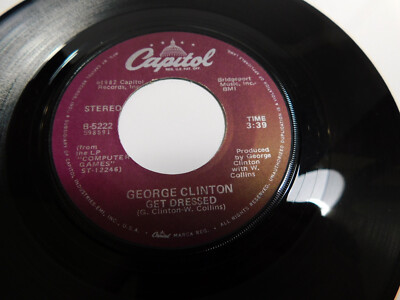 George Clinton – Get Dressed 1982 7" Single B-5222 | eBay