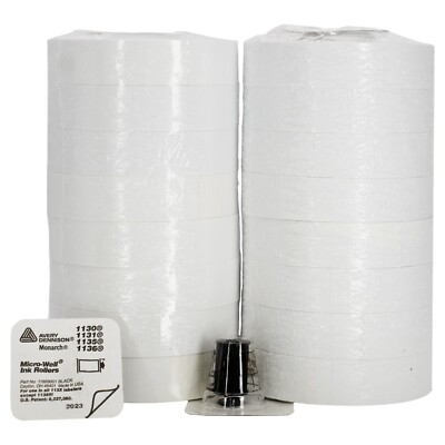 Monarch 1136 Compatible Labels - 2 sleeves (28,000 Labels). 2 Free Ink ...