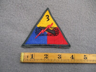 US Army 3rd Armored Division Patch S6,, | eBay