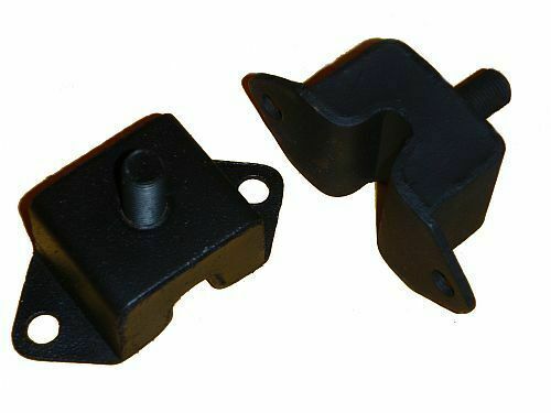 2 NEW Front Motor Engine Mounts Willys 134 Jeep MB GPW CJ2A CJ-3A CJ-3B ...