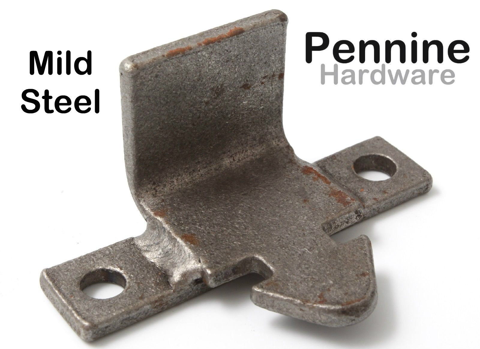 REVERSIBLE METAL GATE CATCH WITH BACK PLATE 058828 Mild Steel Angled ...