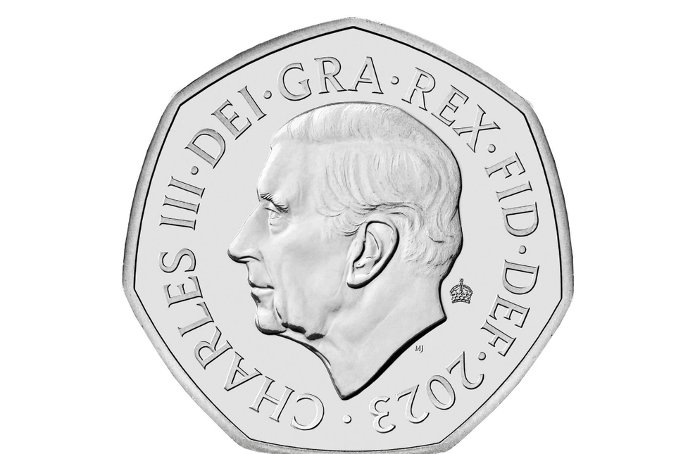 2023 UK King Charles III Atlantic Salmon Fish 50p Coin ( BUNC )with ...