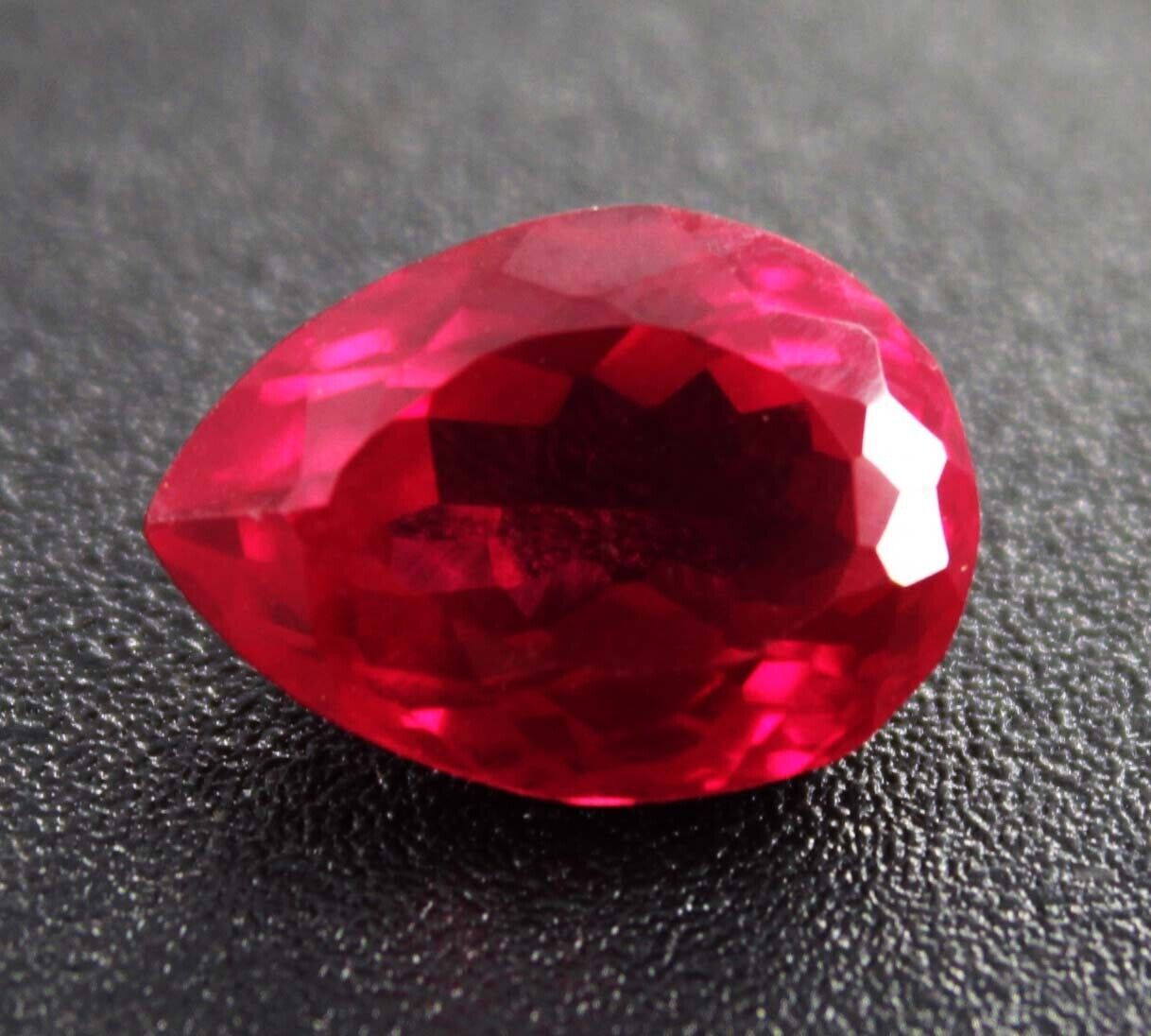 7 Ct Natural Pigeon Blood Red Ruby CERTIFIED Loose Gemstone Pear Cut | eBay