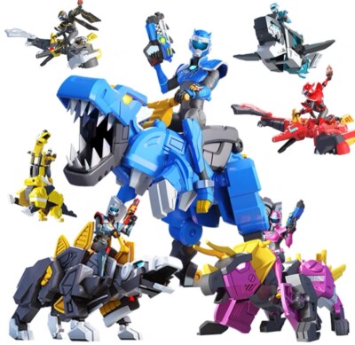 Miniforce Super Dino Power TRANS HEAD Armorbot T-Rex Dinosaur Figure ...