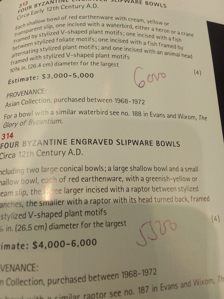 Ancient Byzantine Sgraffito Ceramic Bowl Sea Salvage 12th Century ...