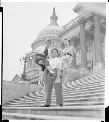 Paul Anderson Lifting Two Women 1955 Photo - Tower of Strength ...
