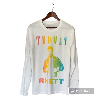 Thomas Rhett White Long Sleeve T-Shirt Unisex M Tour Music Band ...