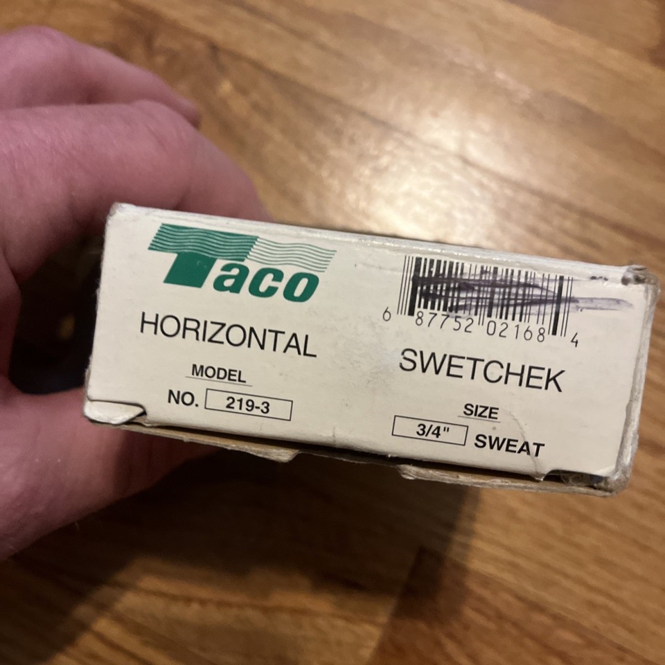 Taco 219-3 Swet-Chek 3/4 in. Bronze Flow Check Valve Horizontal New | eBay