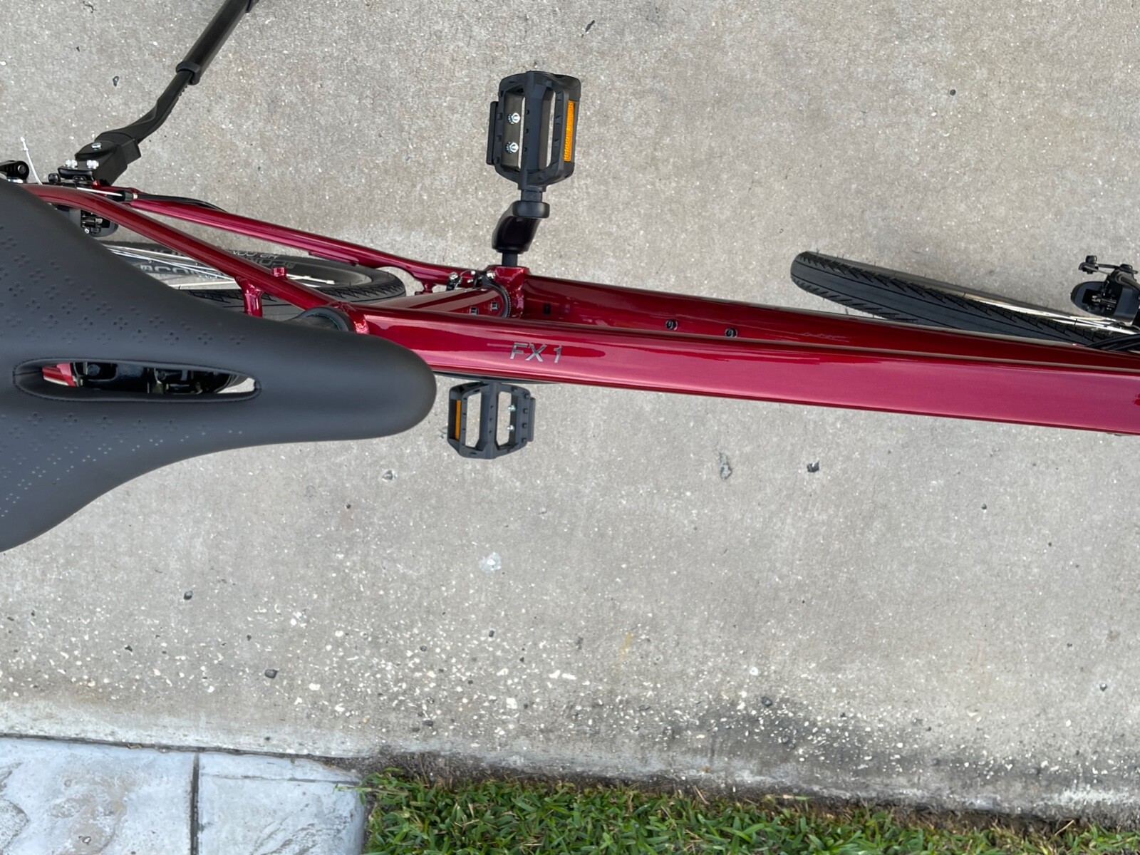 Trek Hybrid Bike FX 1 Disc Red Medium | eBay