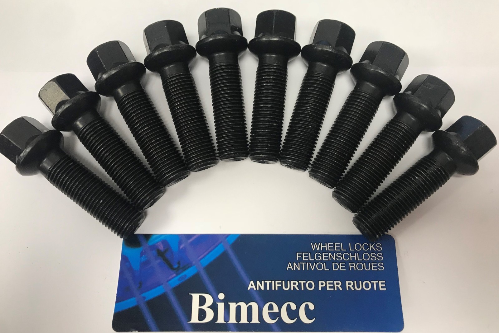 ALLOY WHEEL BOLTS M14X1.5 X 10 R14 OE RADIUS 40mm THREAD FIT MERCEDES A ...