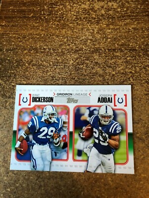 2010 Topps Football Gridiron Lineage # GL DA Eric Dickerson Joseph ...